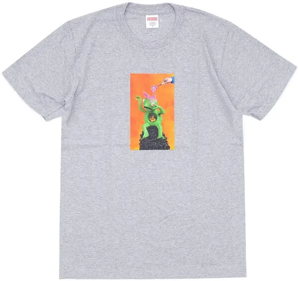 Supreme Mike Hill Brains Tee Shirt - Grey