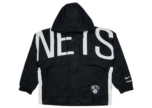 Nike X Ambush Nba Collection Nets Jacket - Black/white/grey