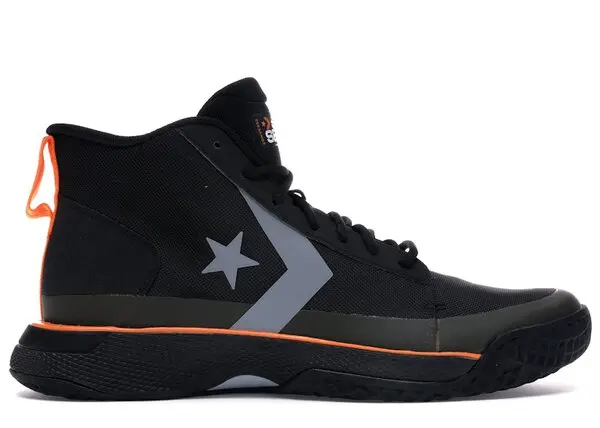 CONVERSE Star Series Bb Tinker Hatfield Sneakers - Black/silver/bold Mandarin