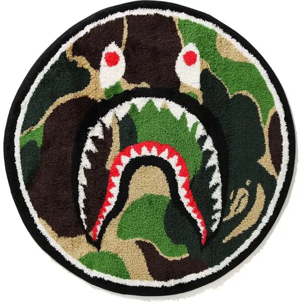A BATHING APE Abc Shark Rug - Green