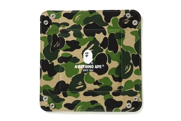 A BATHING APE Abc Tray - Green Camo