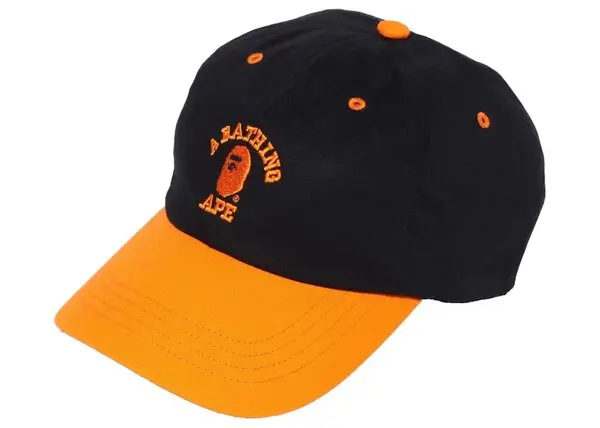 A BATHING APE College Panel Cap - Black
