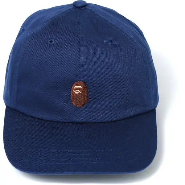 BAPE Ape Head Embroidered Cap - Navy