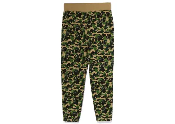 A BATHING APE Abc Camo Sweatpants - Green