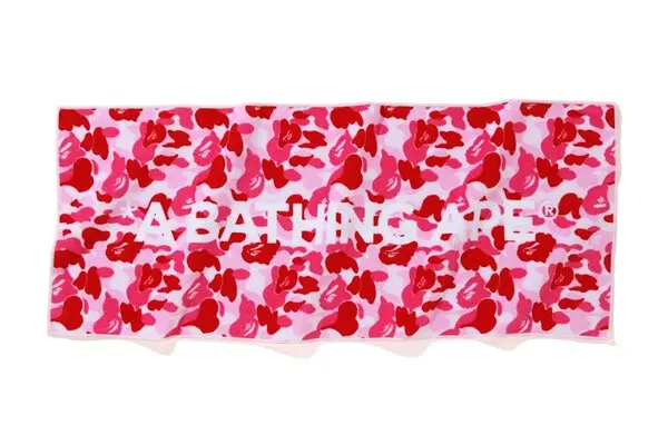 BAPE Abc Camo Sports Towel - Pink