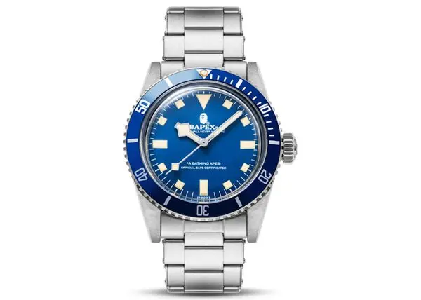 A BATHING APE Classic Type 1 Bapex Watch