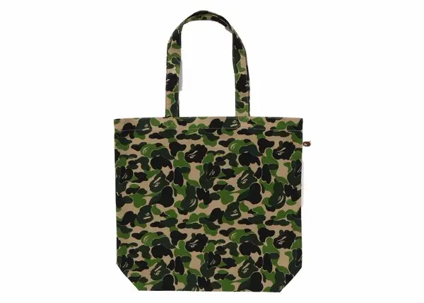 BAPE Abc Camo Tote Bag - Green
