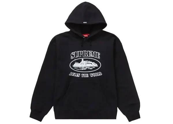 Supreme Corteiz Rules The World Hoodie - Black