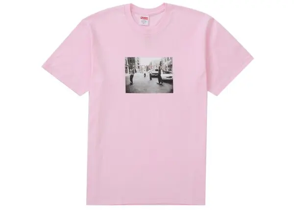 Supreme Crew 96 Tee Shirt - Light Pink