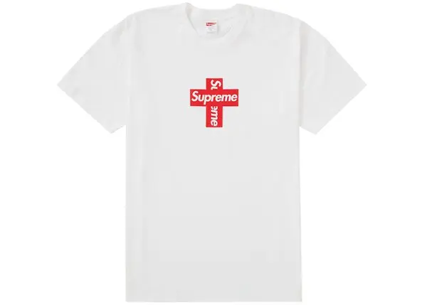 Supreme Cross Box Logo Tee Shirt - White