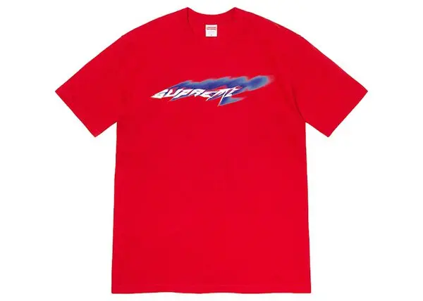 Supreme Wind Tee Shirt - Red/purple