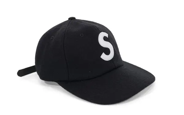 Supreme Wool 6-panel Cap - Black