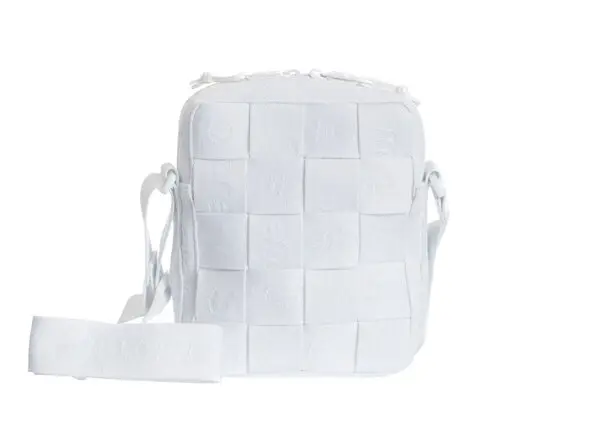 Supreme Woven Shoulder Bag - White