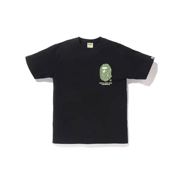 A BATHING APE City Tokyo Big Ape Head Tee Shirt - Black