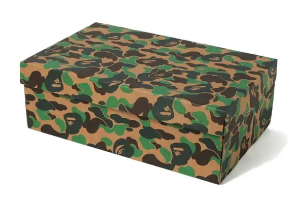 A BATHING APE Abc Camo Storage Box - Green