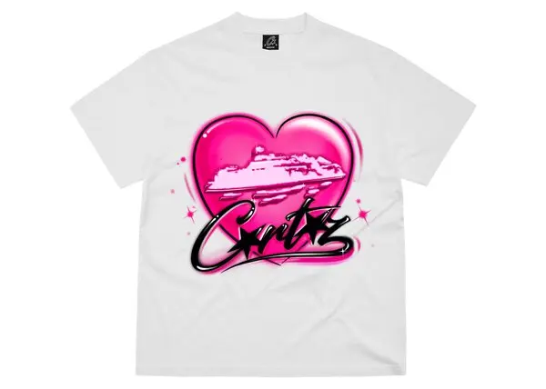 CORTEIZ Alcatraz Heart Tee Shirt - White