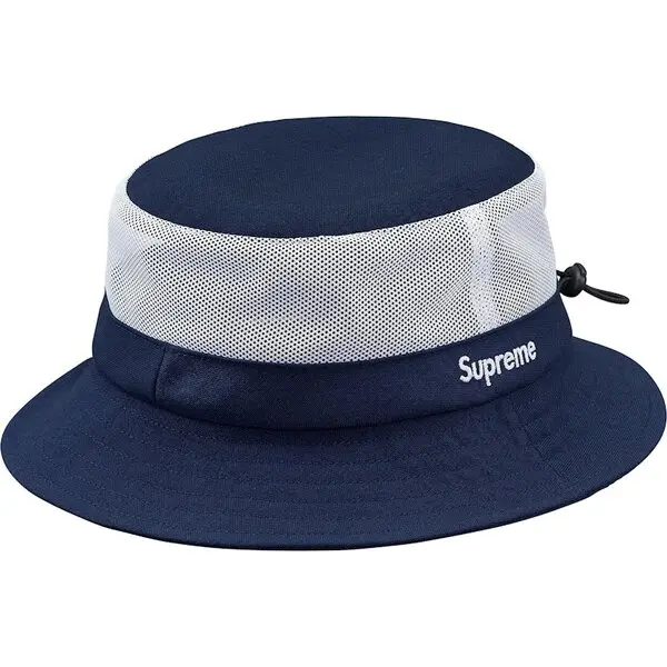 Supreme Cordura Mesh Crusher Hat - Navy Blue