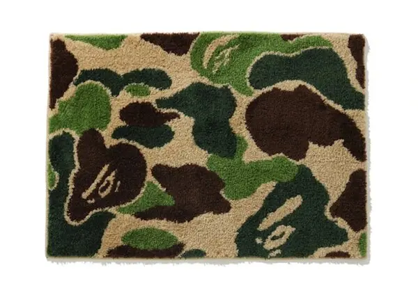 A BATHING APE Abc Rug - Green