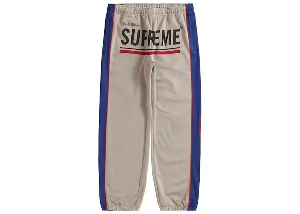 パンツ Supreme World Famous Jacquard Track Pant Supreme World Famous Jacquard Track Pant Black Men's - FW22 - US