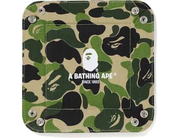 A BATHING APE Abc Tray - Camo Green