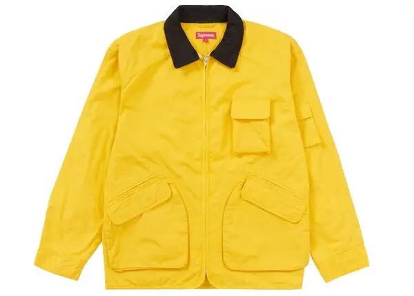 Supreme Cotton Utility Jacket - Sulfur