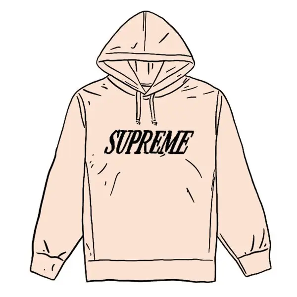 Supreme Crossover Hooded Sweatshirt - Natural