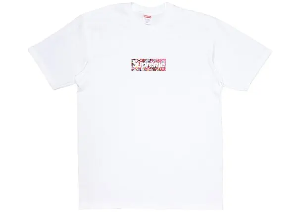Supreme Takashi Murakami Covid19 Relief Box Logo Tee Shirt - White