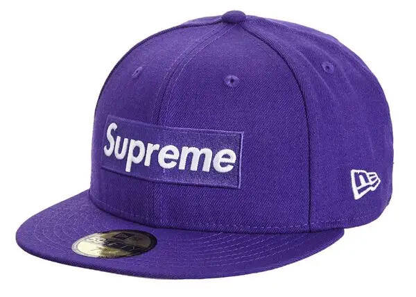 Supreme X New Era Box Logo Cap - Purple