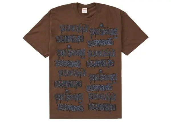 Supreme Wombat Tee Shirt - Brown
