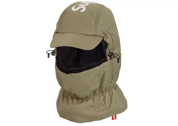 Supreme Cordura Puffer Balaclava - Light Olive