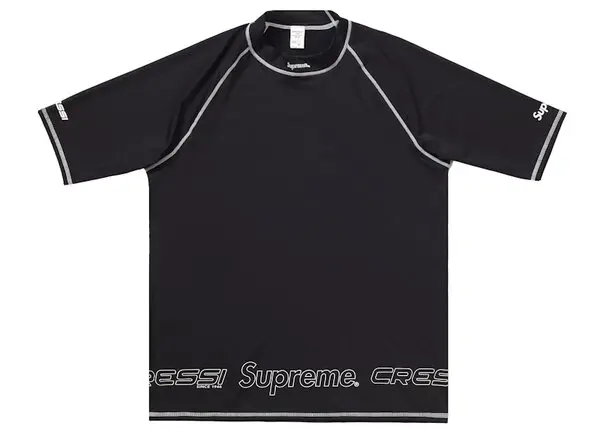 Supreme Cressi Rash Guard - Black