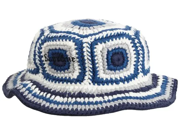 Supreme Crochet Crusher Hat - Blue