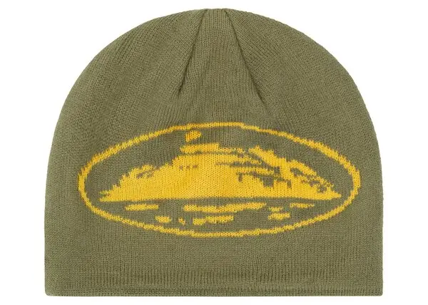 CORTEIZ Alcatraz Skully - Khaki Green/yellow
