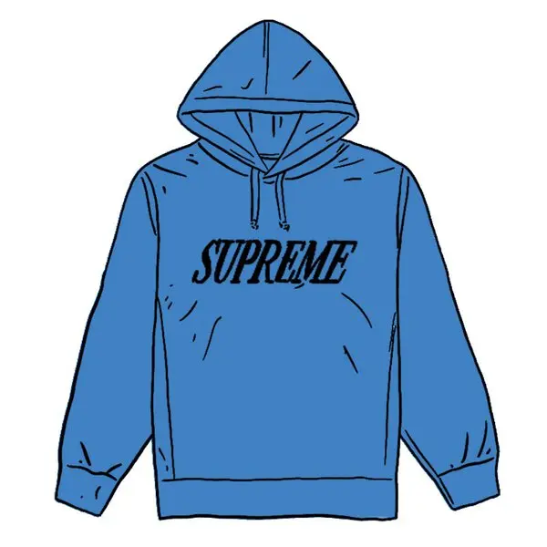 Supreme Crossover Hooded Sweatshirt - Pale Royal