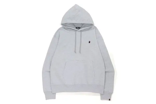 A BATHING APE Ape Head Relaxed Fit Pullover Hoodie - Grey