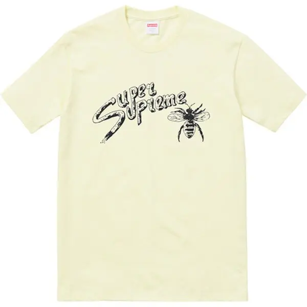 Supreme Wilfred Limonius Super Tee Shirt - Pale Yellow