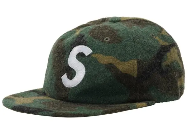 Supreme Wool 6-panel Cap - Camo