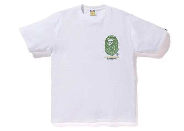 A BATHING APE City Tokyo Abc Camo Tee Shirt - White
