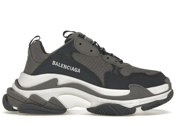Balenciaga Triple S Sneakers - Grey White