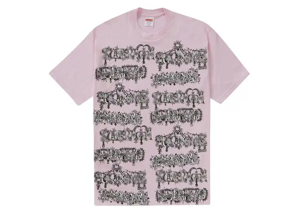Supreme Wombat Tee Shirt - Light Pink