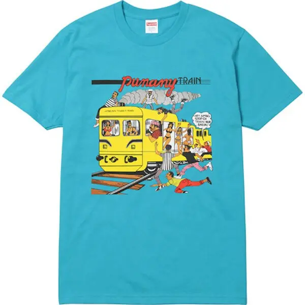 Supreme Wilfred Limonius Punany Train Tee Shirt - Teal