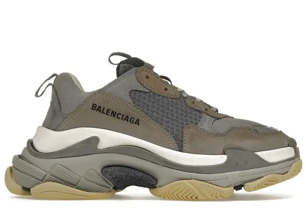 Balenciaga Triple S Sneakers - Grey/white
