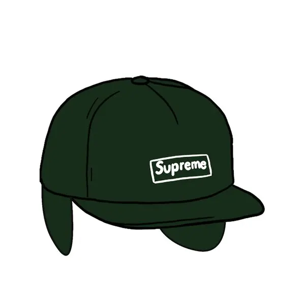 Supreme Windstopper Small Box Earflap 6panel - Olive