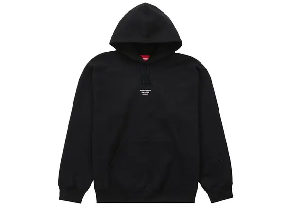 Supreme World Famous Micro Hooded Sweatshirt - Black