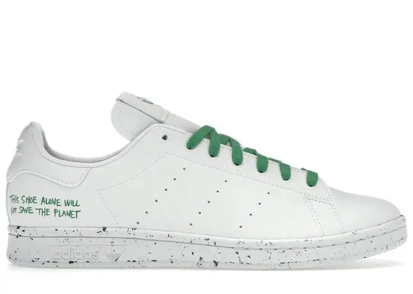 Adidas Stan Smith Clean Classics Sneakers - Cloud White/green