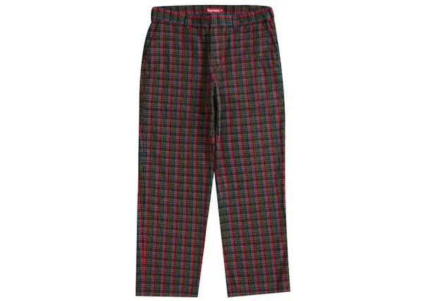 Supreme Work Pant - Red Plaid