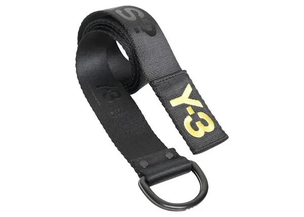 Adidas Y-3 Slogan Belt - Black