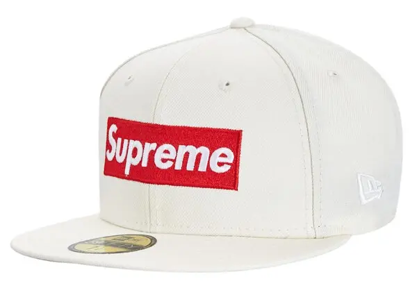 Supreme World Famous Box Logo New Era Cap - White | Editorialist