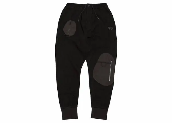 Adidas Y3 Wool Jersey Cuffed Pants