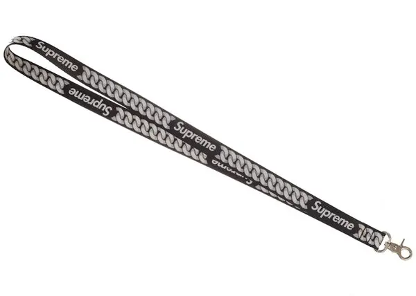 Supreme Cuban Links Lanyard - Black
